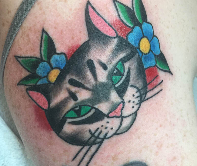 Traditional Cat Tattoo Cat Portrait By Krish Trece: TattooNOW